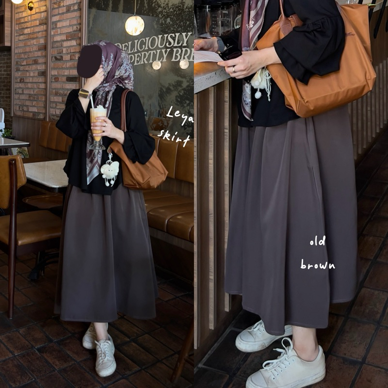 Jual Leya skirt/rok wanita/rok lebar | Shopee Indonesia
