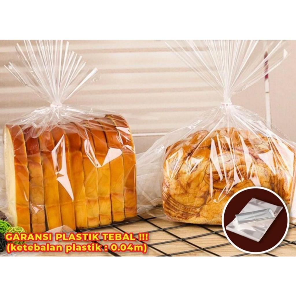 Jual Plastik OPP TEBAL ROTI TAWAR GUSSET 25 X 30+6cm | Shopee Indonesia