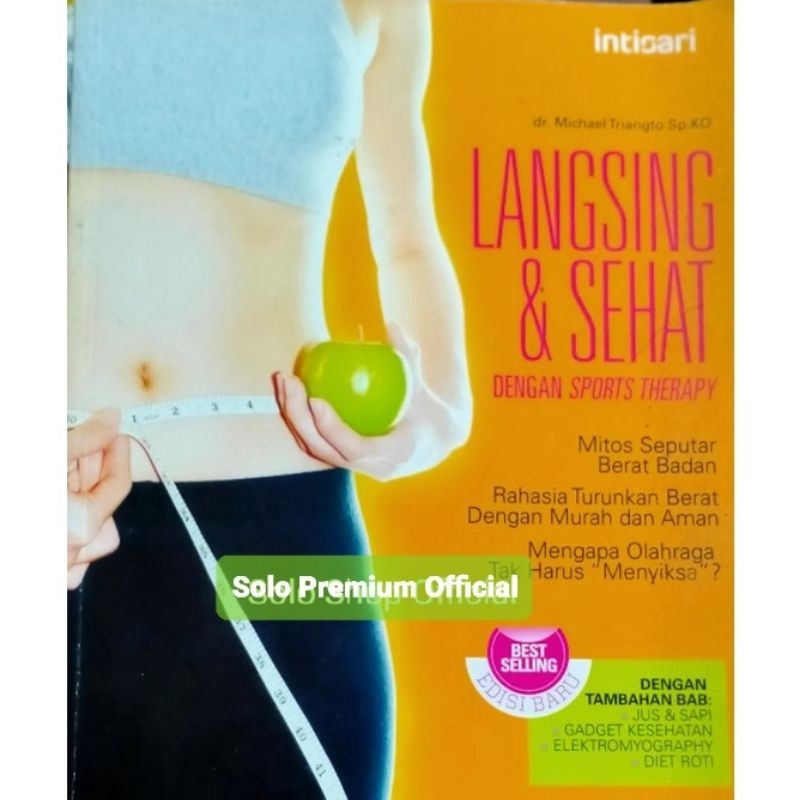 Jual Buku Langsing & Sehat Langsing dan Sehat Dengan Sports Therapy ...