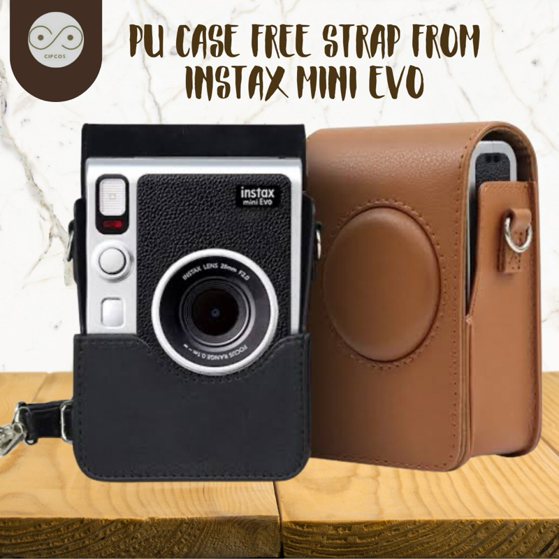 Jual TAS INSTAX MINI EVO FREE SHOULDER STRAP/PU CASE INSTAX MINI/INSTAX ...