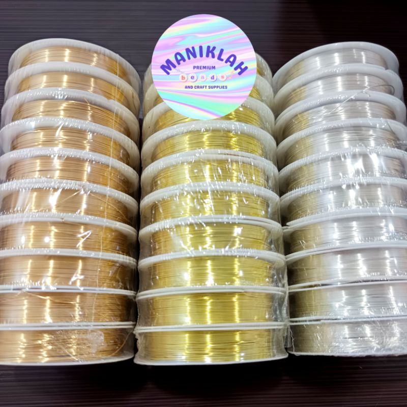 Jual Copper Wire ( TIDAK ELASTIS ) Untuk Merangkai Manik Dan Aksesoris ...