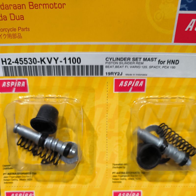 Jual ASPIRA SEAL MASTER REM KIT CYLINDER SET MASTER REM BEAT SUPRA X ...