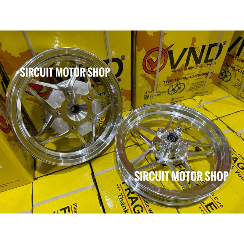 Jual VELG VND V SPEED BINTANG V2 GEN2 SCOOPY NEW RING 12 / VND V2 215x12 & 250x12 RING 12 SCOOPY ...