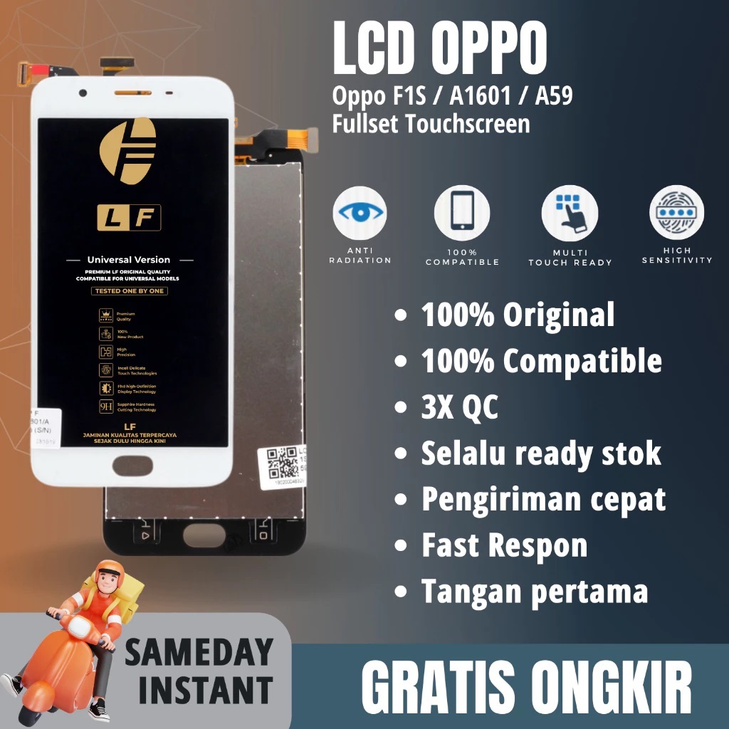 Jual LCD Oppo F1S / A1601 / A59 Fullset Touchscreen | Shopee Indonesia