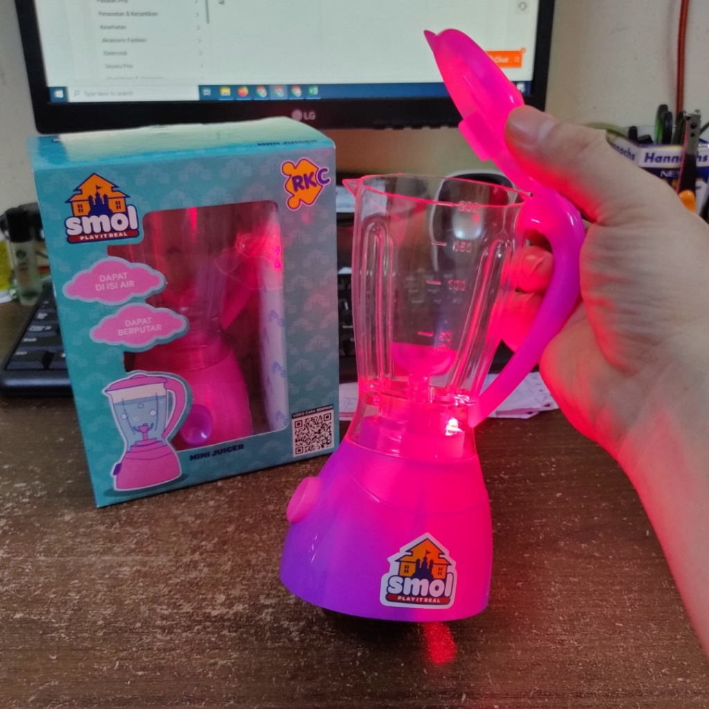 Jual MAINAN ANAK BLENDER MINI JUICE RKC/MAINAN ANAK ALAT DAPUR MINI ...