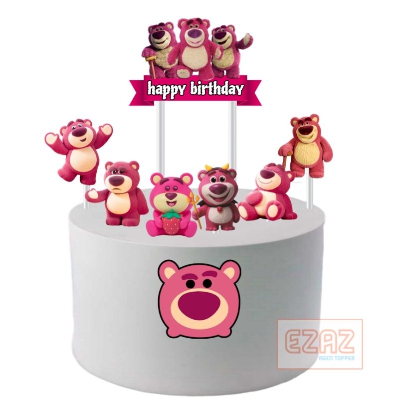 Jual lotso,toper lotso,toper cake, happy birthday lotso, toper tema ...