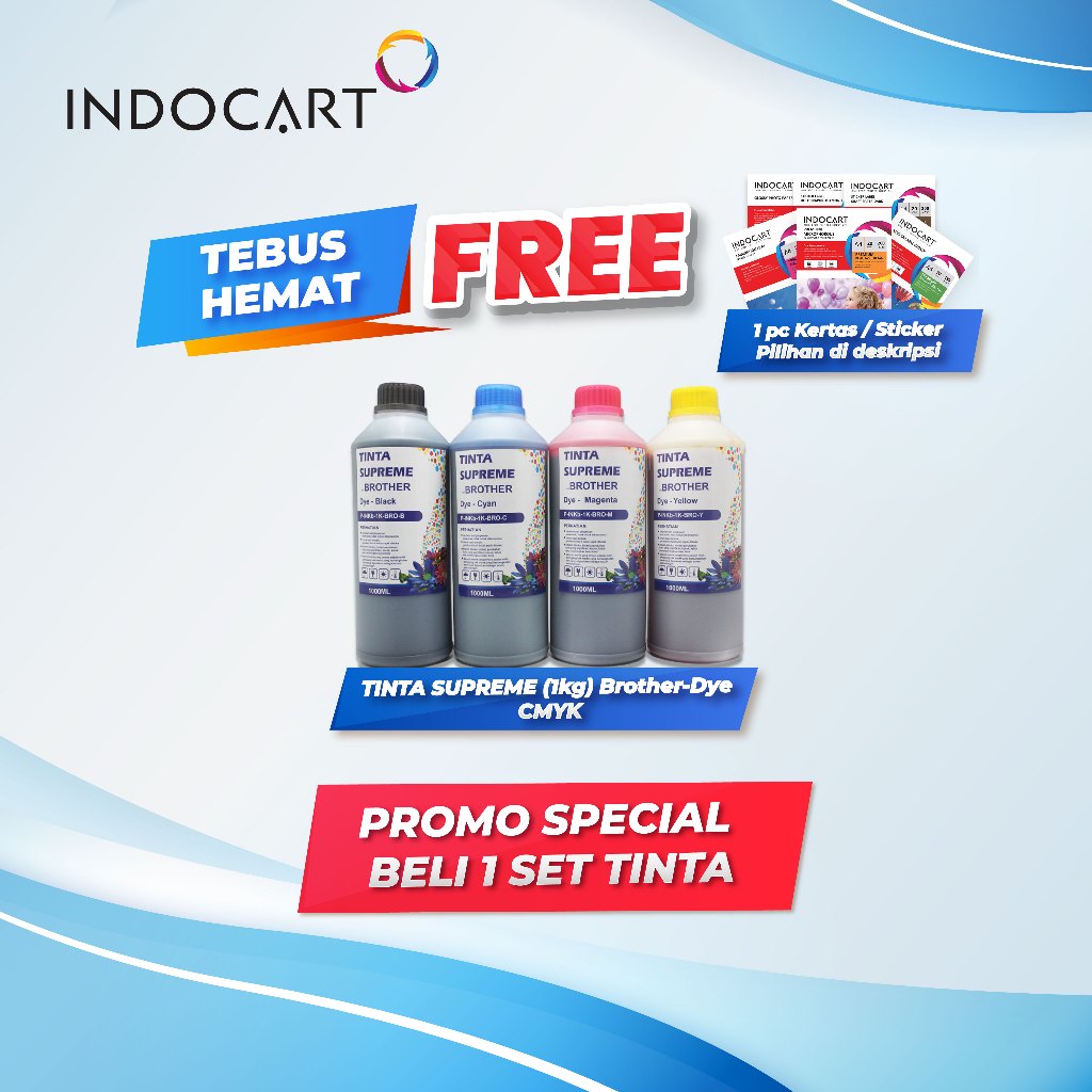 Jual IndoCart IndoCart Tinta Refill BT5000 BT 5000-Dye Ink-1kg | Shopee ...