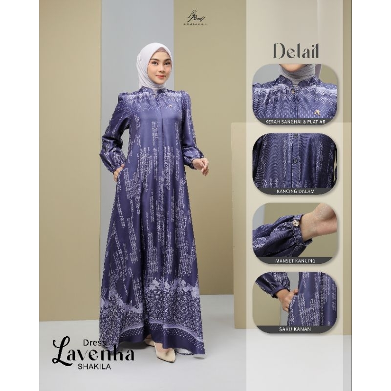 Jual Lavenka Couple Series AR - Couple Motif Dress dan Kemeja - Shakila ...