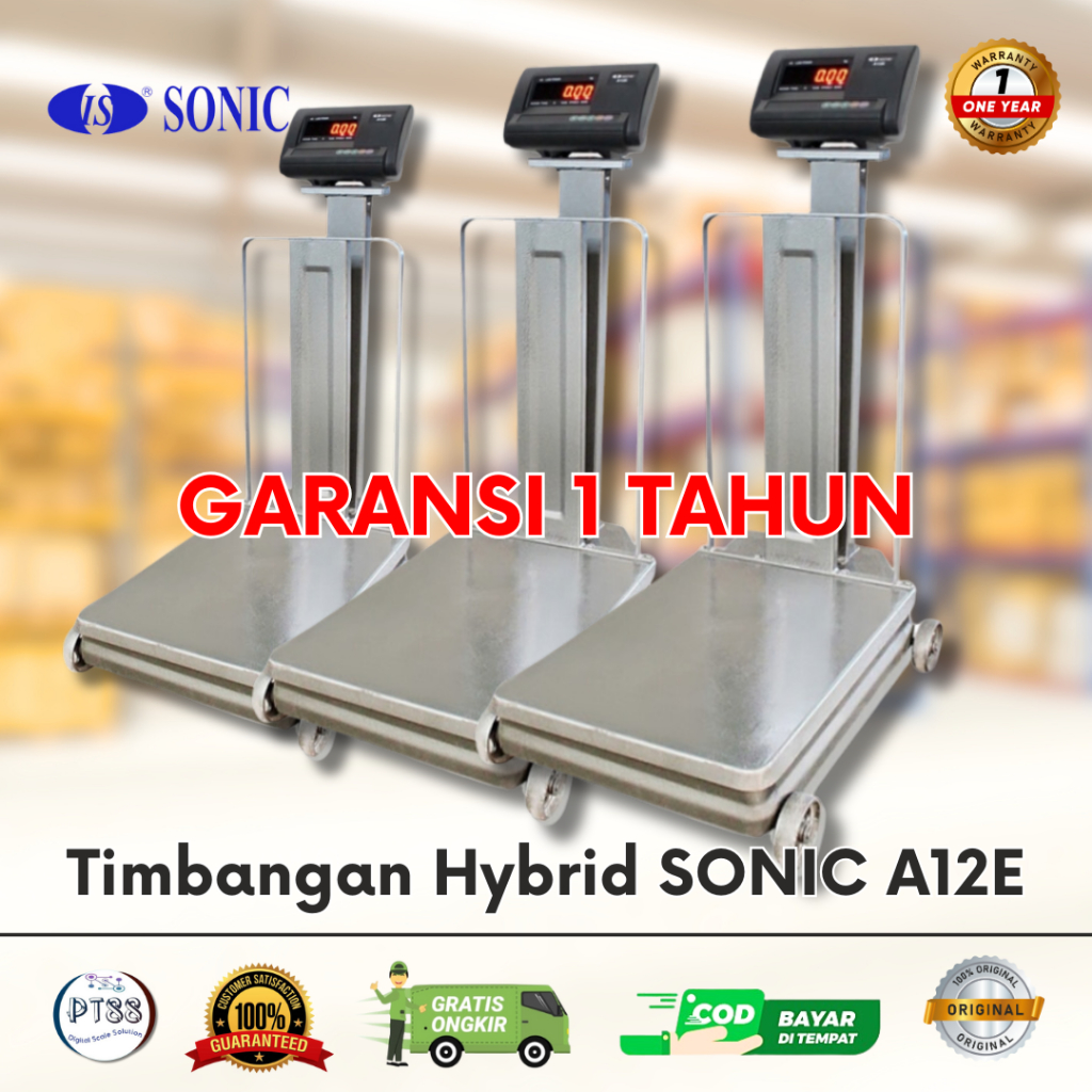 Jual TIMBANGAN HYBRID DIGITAL SONIC A12E 300KG - 500KG / TIMBANGAN BARANG 300KG - 500KG | Shopee ...