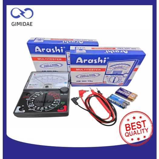 Jual Multitester Analog /Alat Ukur Arus Listrik Multitester AM 360TRB ...