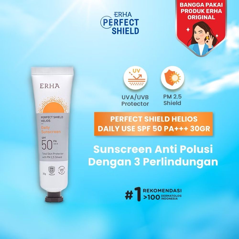 Jual ERHA Perfect Shield Helios Daily SPF 50 PA+++ | Shopee Indonesia