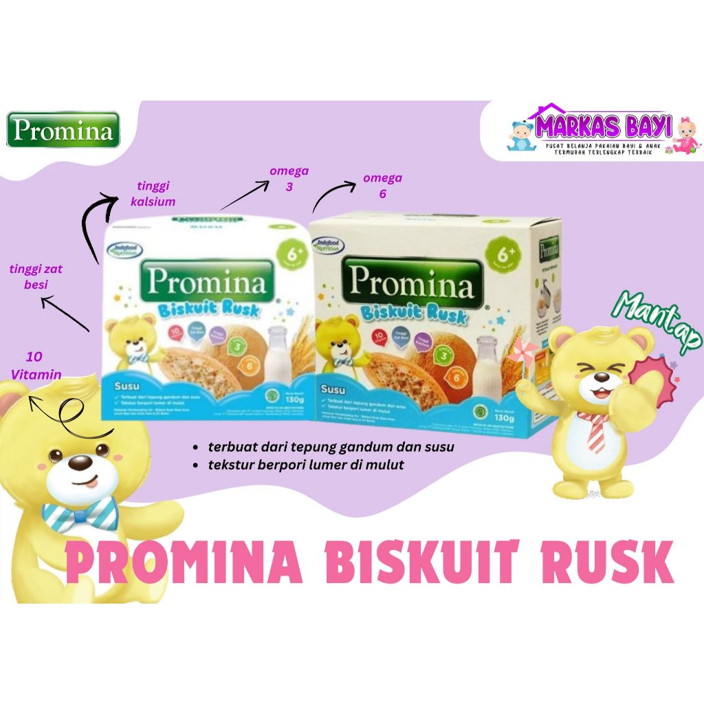 Jual promina biskuit rusk | Shopee Indonesia
