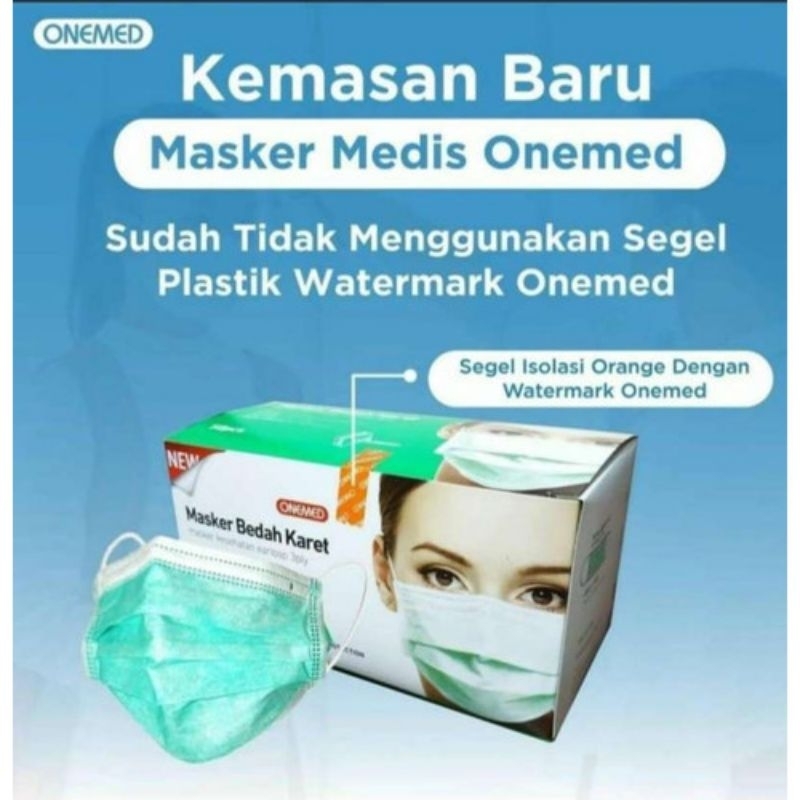 Jual Masker Medis Earloop Onemed | Shopee Indonesia