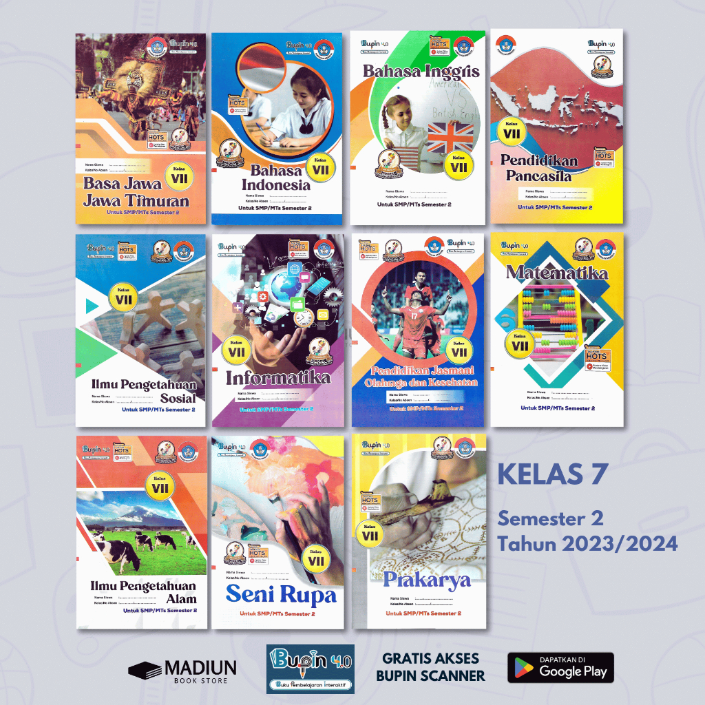 Jual LKS SMP KELAS 7 KURIKULUM MERDEKA Semester 2 T.A 2023-2025 | BUPIN ...