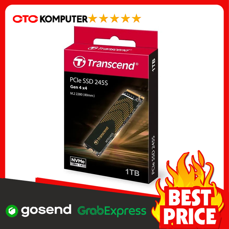 Jual Transcend MTE245S 1TB M.2 2280 NVMe PCIe Gen4 x4 SSD | Shopee Indonesia
