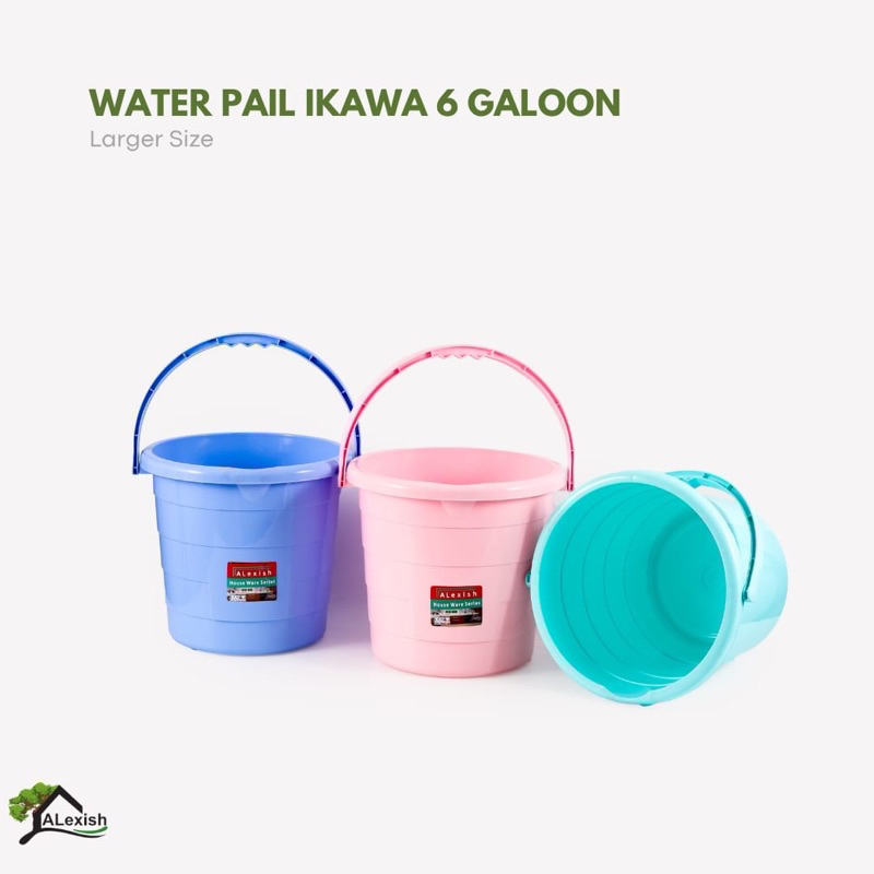 Jual Ember air 6 galon alexish/water pail/ember tebal/ember kokoh/ember ...