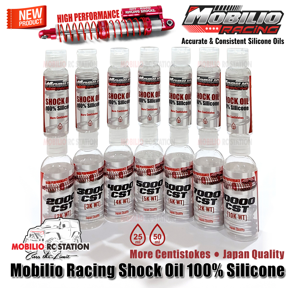 Jual Mobilio Racing Shock Oil RC 100% Silicone More Centistokes CST ...