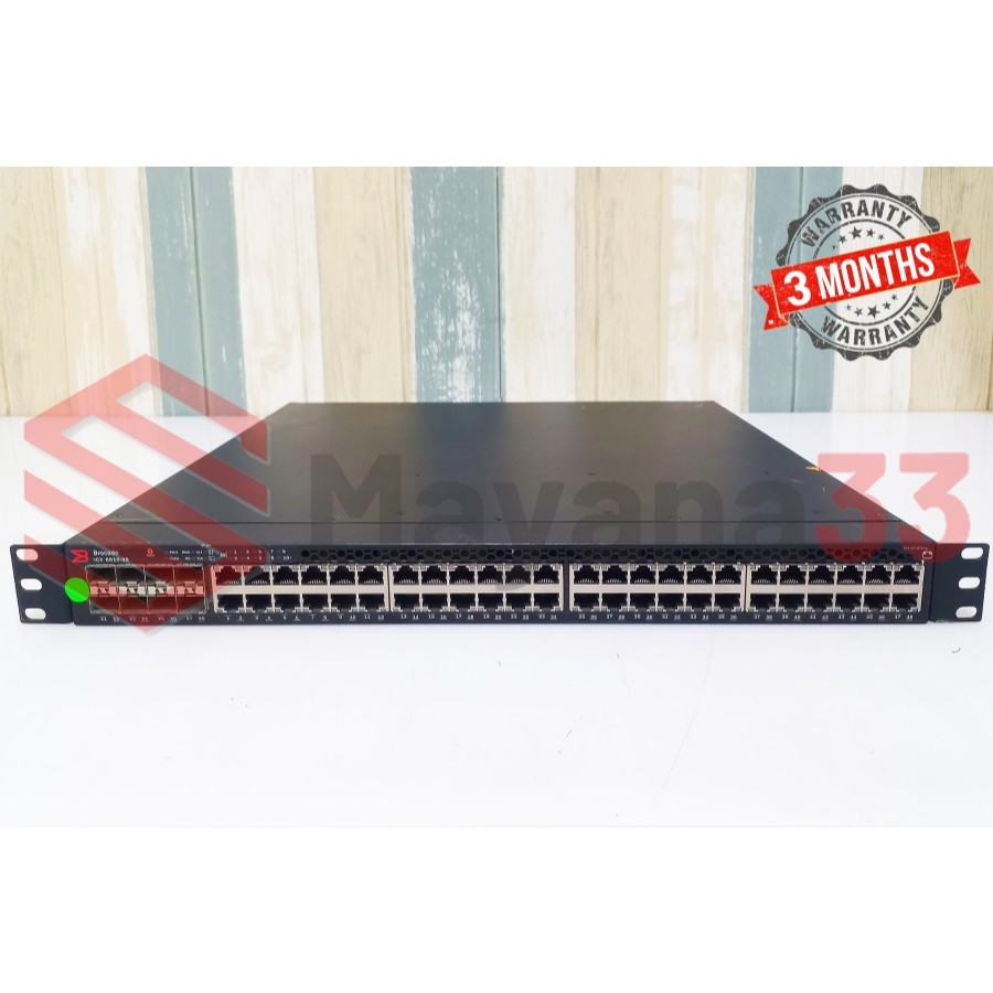 Jual Switch Brocade ICX 6610-48 8 Port SFP Uplink 10GB 4 Port QSFP ...