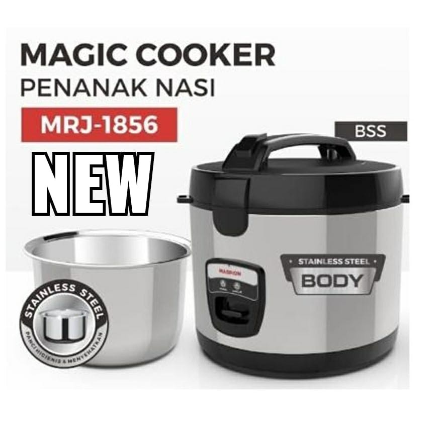 Jual Rice Cooker MASPION 3in1 Stainless 1.8Liter 1856 / Maspion Magic ...