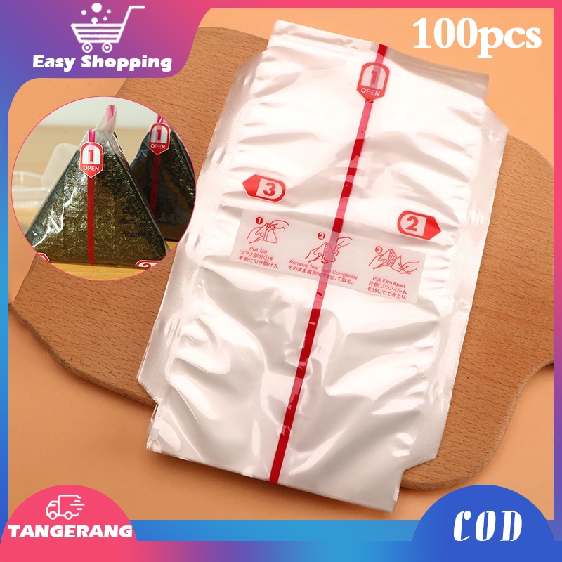 Jual 100pcs Nori Onigiri Wrapper Triangle Sushi Nori Wrapper Onigiri ...