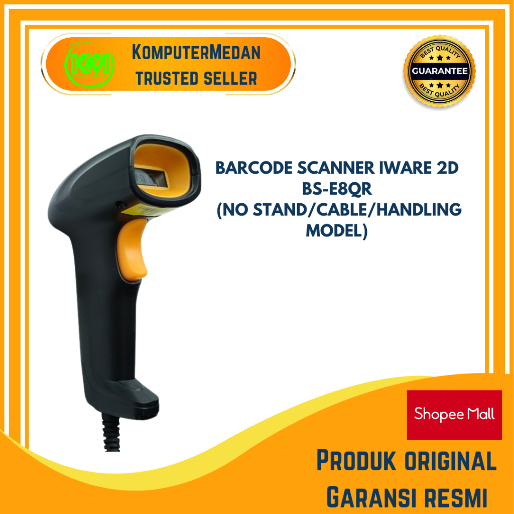 Jual IWARE BARCODE SCANNER IWARE 2D BS-E8QR (NO STAND/CABLE/HANDLING ...