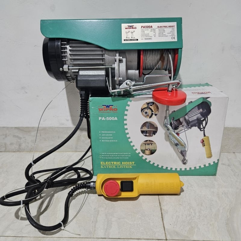 Jual Mesin Katrol Listrik WIPRO PA-500A Electric Hoist Putra Inti ...