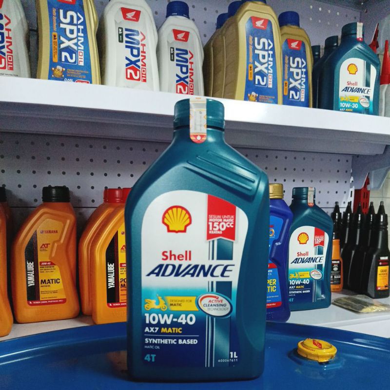 Jual SHELL AX7 MATIC 10W-40 1L ORIGINAL | Shopee Indonesia