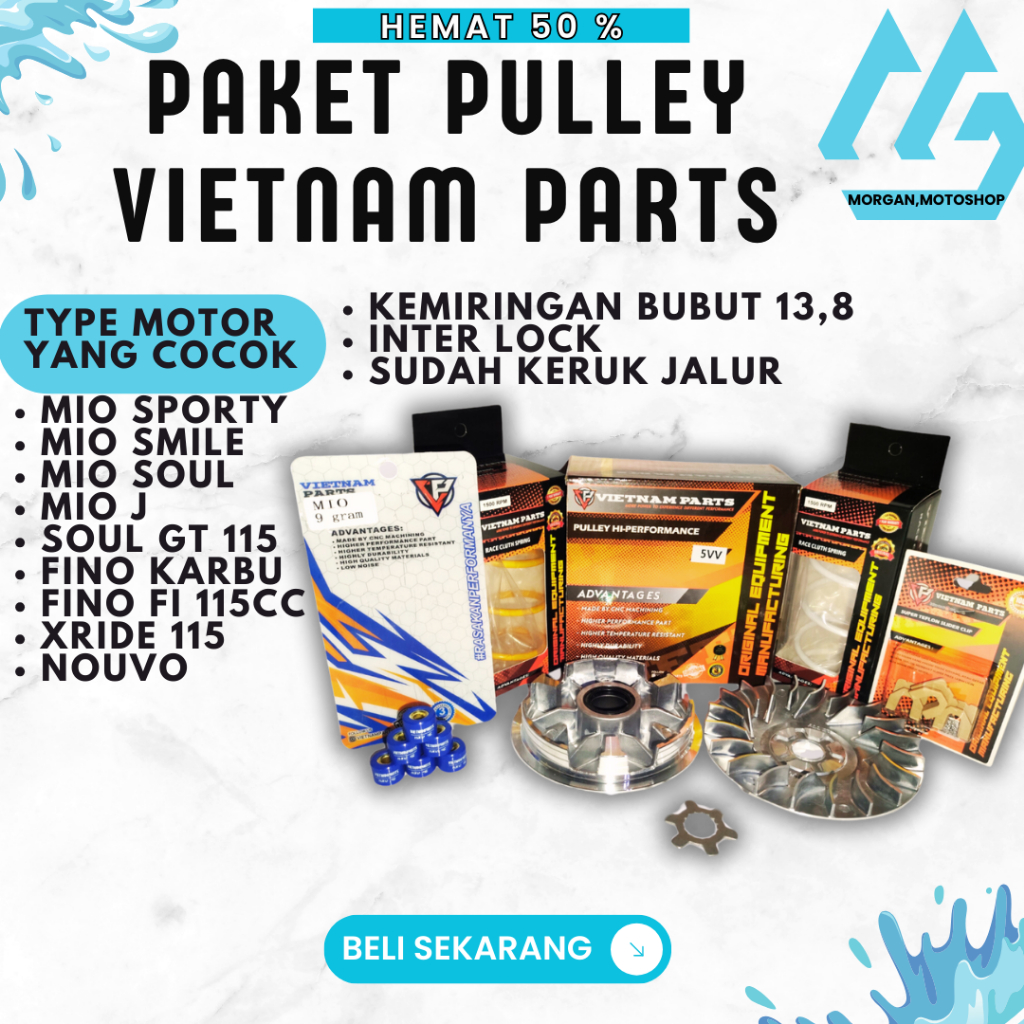 Jual Upgrade CVT VIETNAM PARTS Mio Karbu Mio Sporty Mio Smile Mio Soul ...
