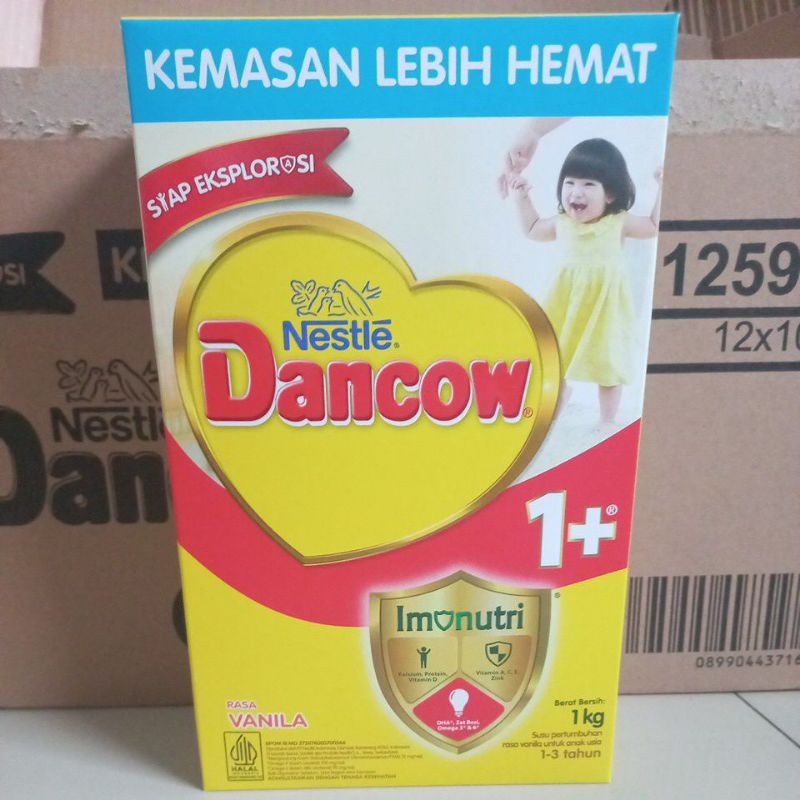Jual Dancow 1+ Imunutri Rasa Madu dan Vanila 1kg/1,2kg | Shopee Indonesia