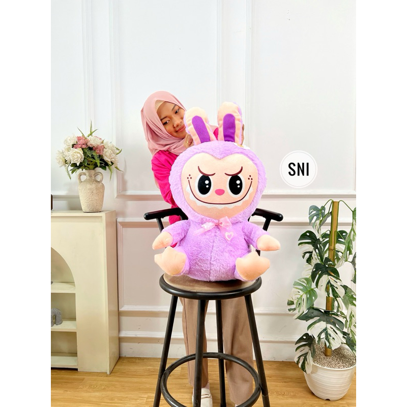 Jual Boneka Labubu Impor Murah Besar Ukuran 60cm SNI | Shopee Indonesia