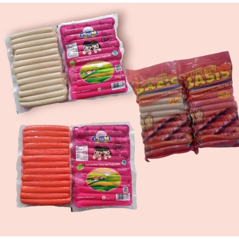 Jual Sosis Basis Essem / Nyap Nyap / Gebooy | Shopee Indonesia