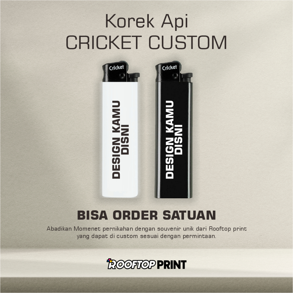 Jual Korek api Custom | Korek api cricket Original | Souvenir Cricket ...