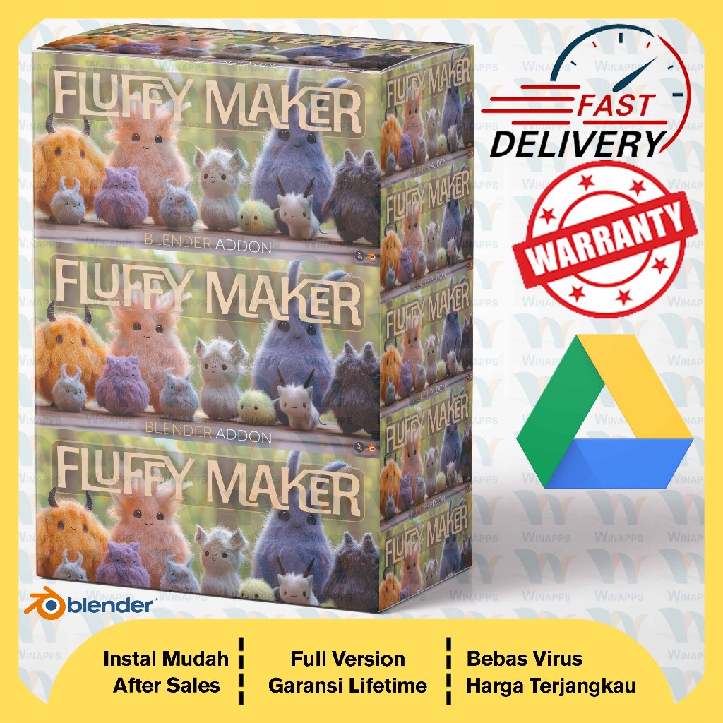 Jual Fluffy Maker for Blender 3D | Shopee Indonesia