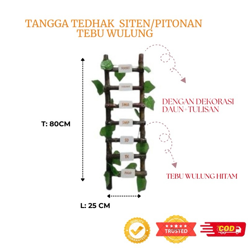 Jual Tangga Tedhak Siten/ Turun tanah Tebu | Shopee Indonesia