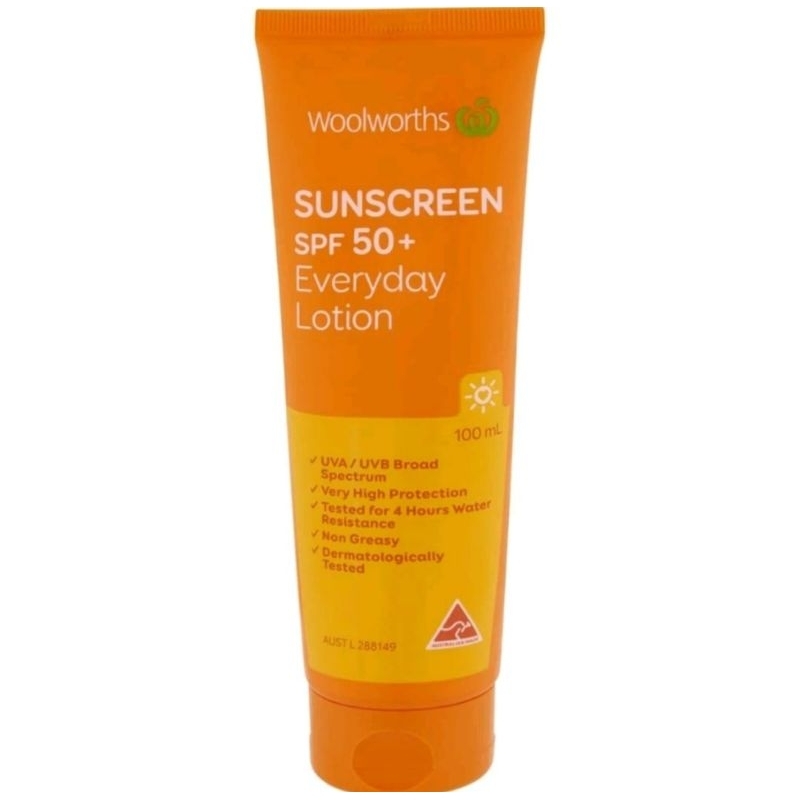 Jual Woolworths Sunscreen SPF 50+ Everyday Lotion 100ml | Shopee Indonesia