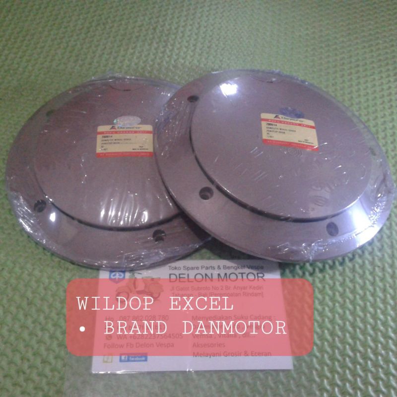 Jual WILDOP VESPA EXCEL DANMOTOR ORIGINAL wheel dop PX Excel exclusive ...