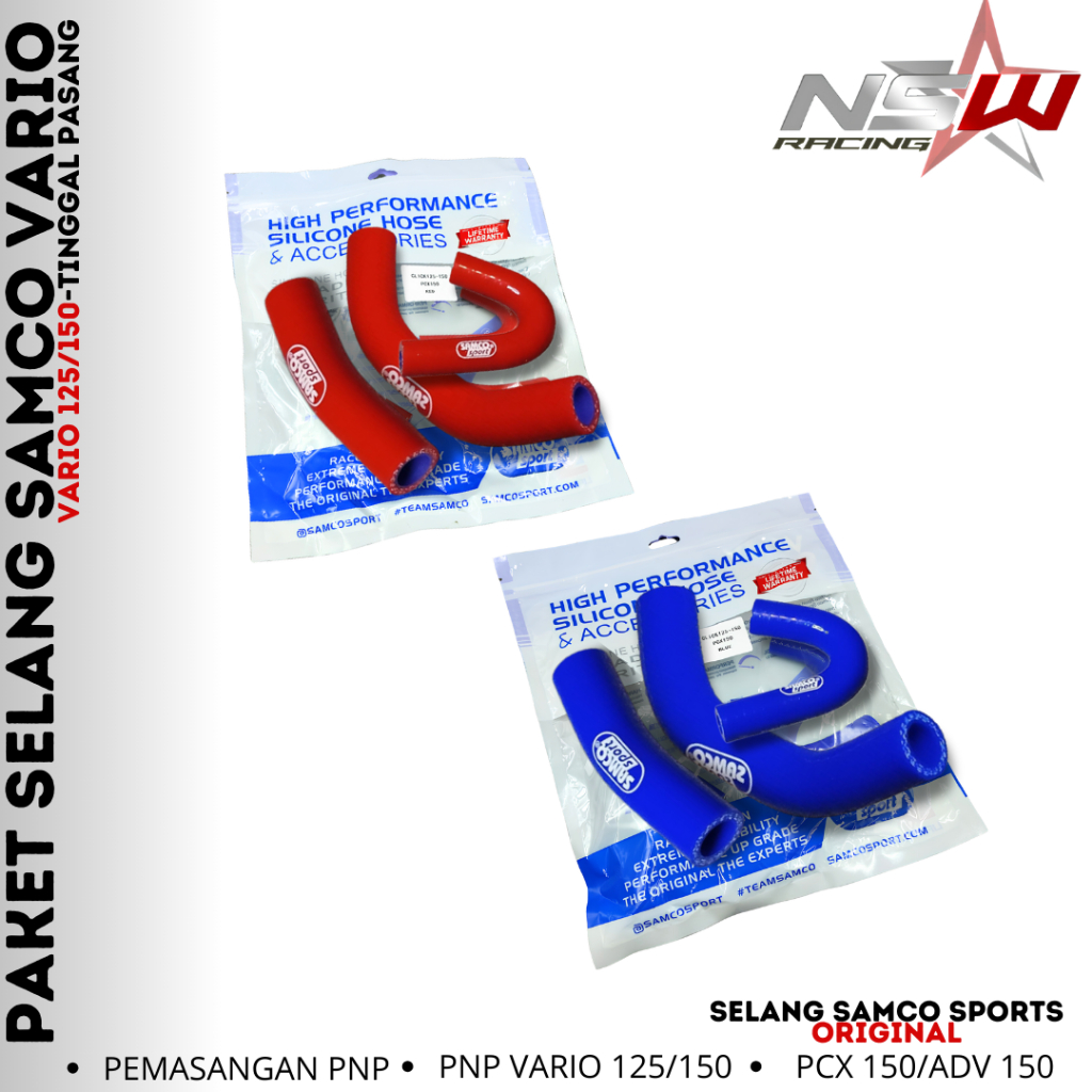 Jual SELANG RADIATOR SAMCO SPORT VARIO 125 150 OLD NEW PCX ADV ...