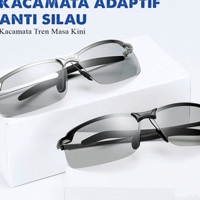 Jual Sedang Ramai HBM Kacamata Adaptif Anti Silau Siang Dan Malam Lensa Berubah Warna ...