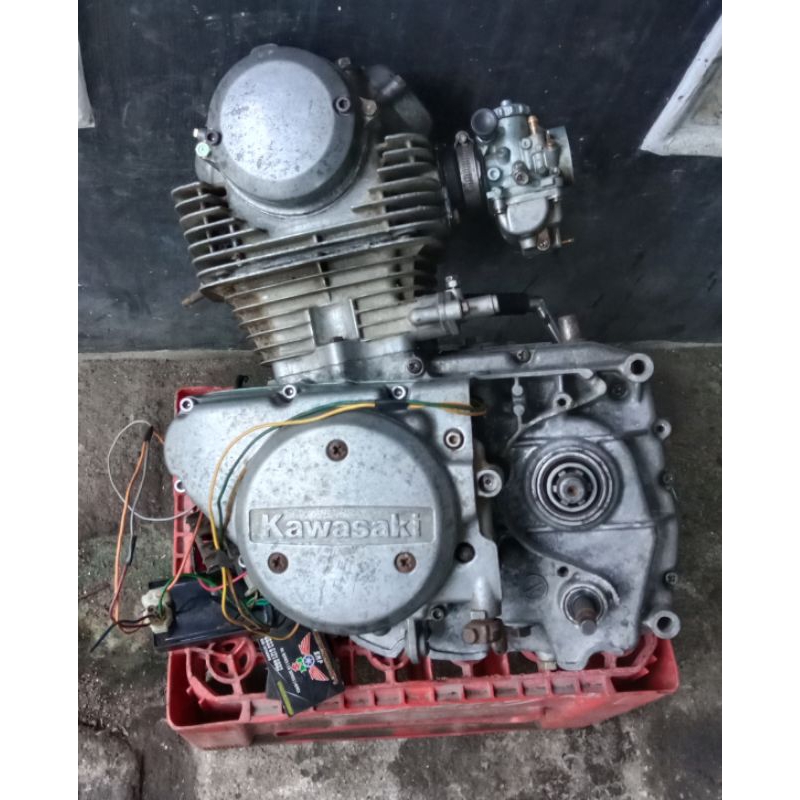 Jual Mesin Kawasaki Binter Merzy KZ200 1982 NP no paper set pengapian ...