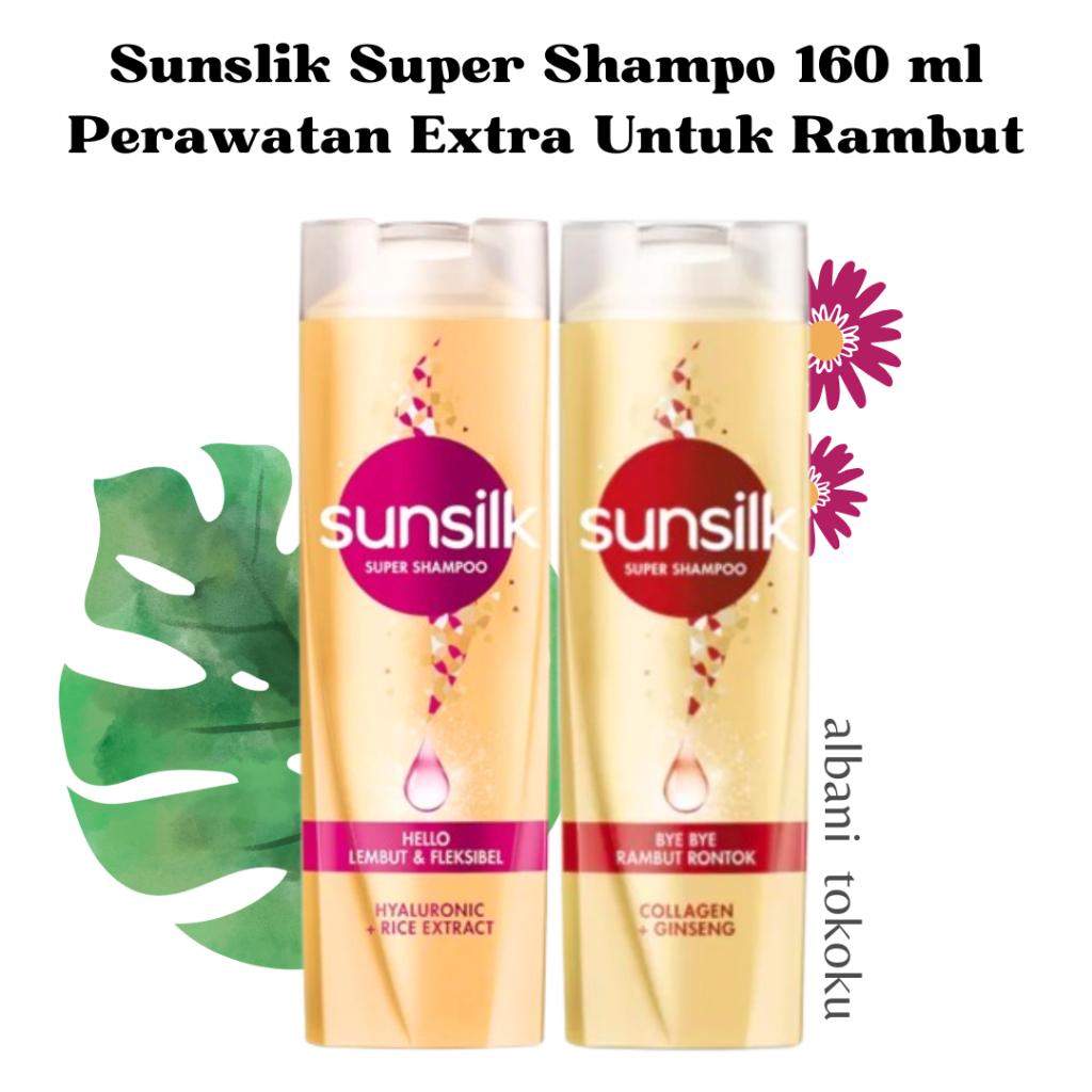 Jual Sunslik Super Shampoo Bye Bye Rambut Rontok - Kemasan 160 ml ...