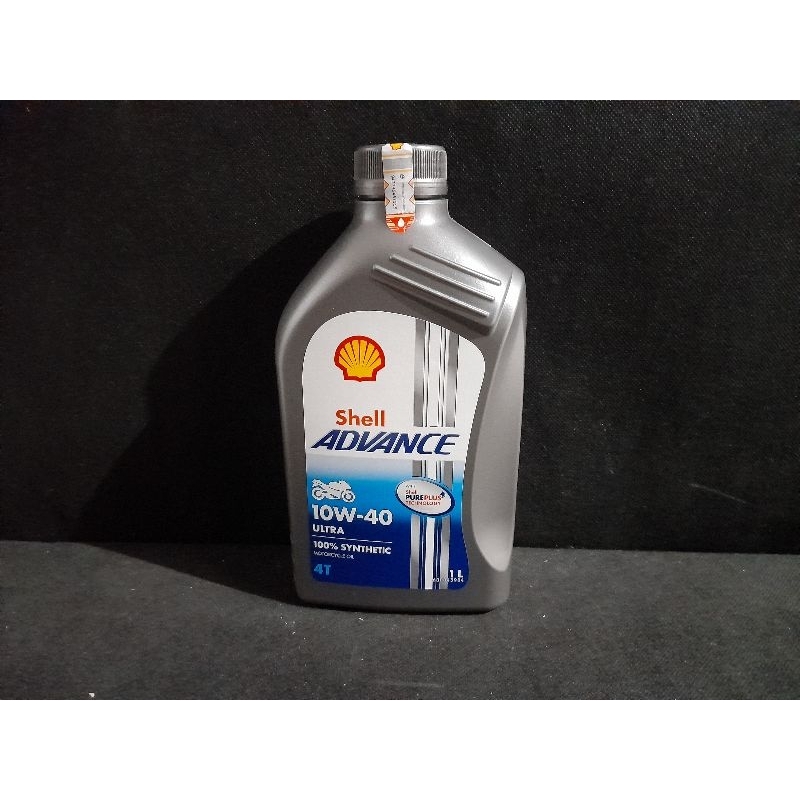 Jual Oli Shell Advance Ultra 4T 10W-40 1Liter 100% SYNTHENTIC Asli ...