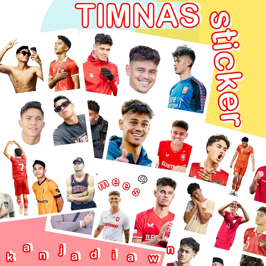 Jual Sticker Pack Mees Hilgers Marselino Ferdinan Rafael Struick Stiker ...