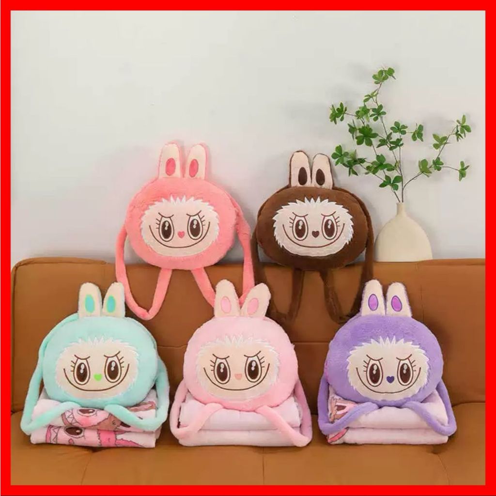 Jual NTL B073 Bantal Selimut LABUBU / Boneka Balmut | Shopee Indonesia