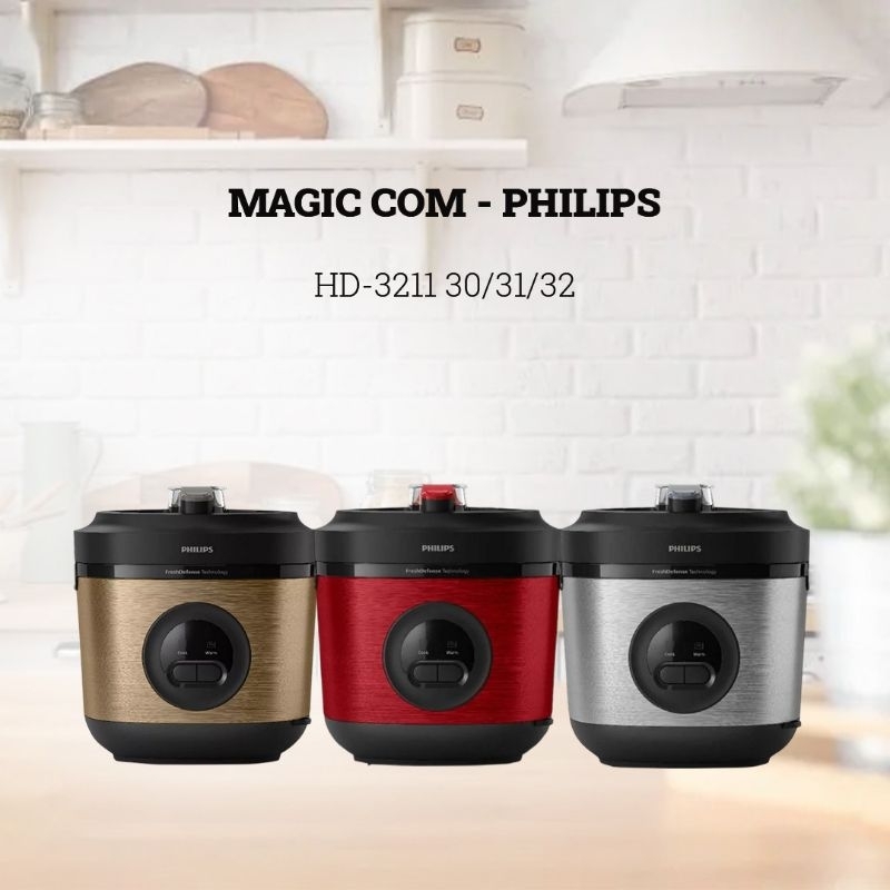 Jual PHILIPS Magicom/Rice Cooker 1.8 Liter HD3211 | Shopee Indonesia