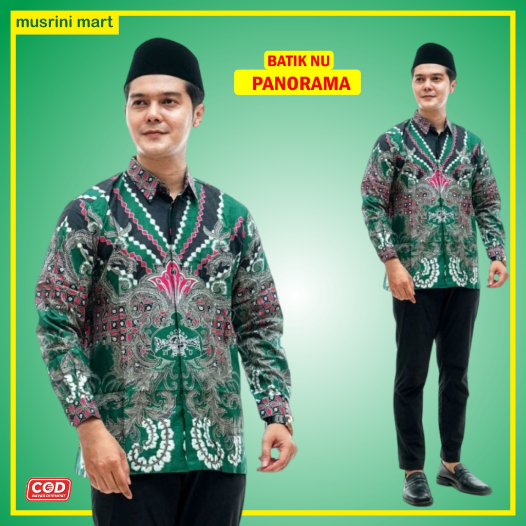Jual Batik Nu Panorama Kemeja Seragam Nu Baju Batik Asli Pekalongan ...