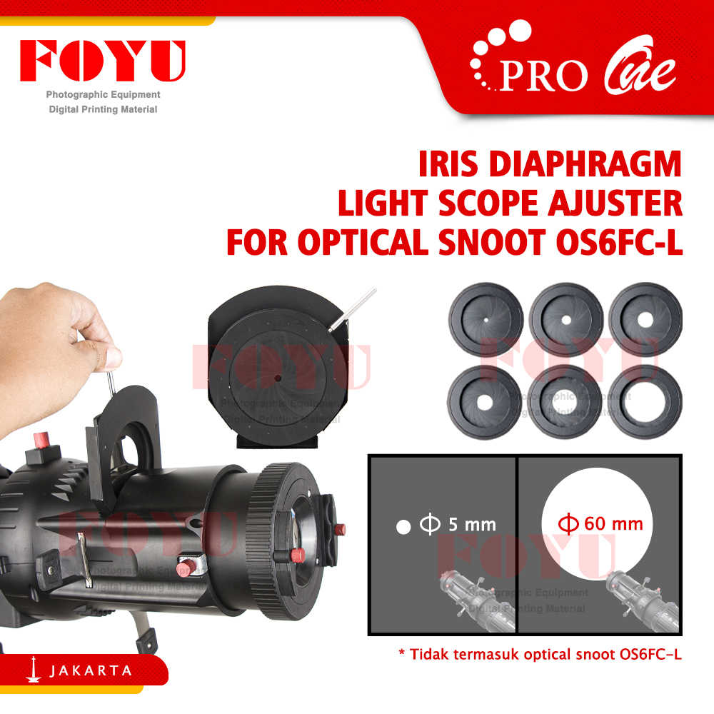 Jual Iris Diaphragm Diafragma Light Scope Ajuster Optical Snoot ...