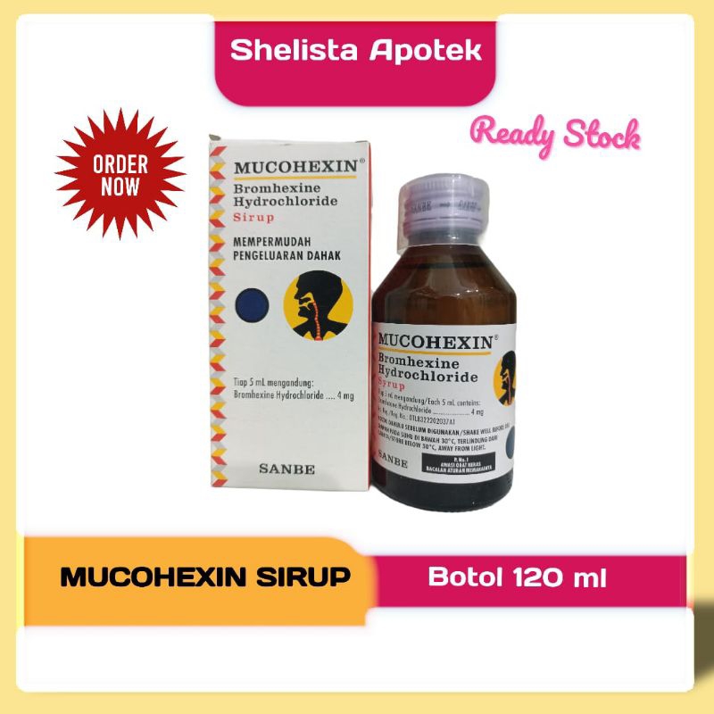 Jual Mucohexin Sirup 120 ml / Sirup Obat batuk | Shopee Indonesia