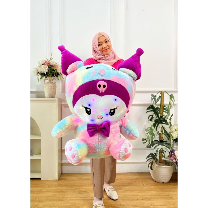 Jual Boneka KUROMI JUMBO LED / Boneka kuromi lampu | Shopee Indonesia