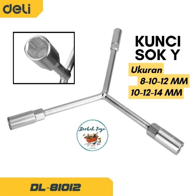 Jual Deli Kunci Sok Y | Kunci Y Panjang DELI Chrome Vanadium Varian ...