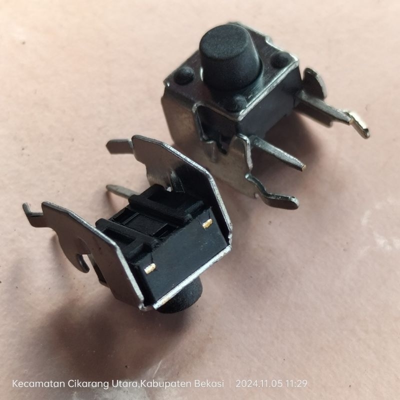Jual Tombol 6x6x6 Bracket 2 Pin Tactile Switch 6x6 | Shopee Indonesia